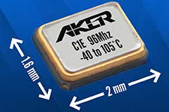 Enhanced C1E Ultra-Compact Crystal - Aker | DigiKey